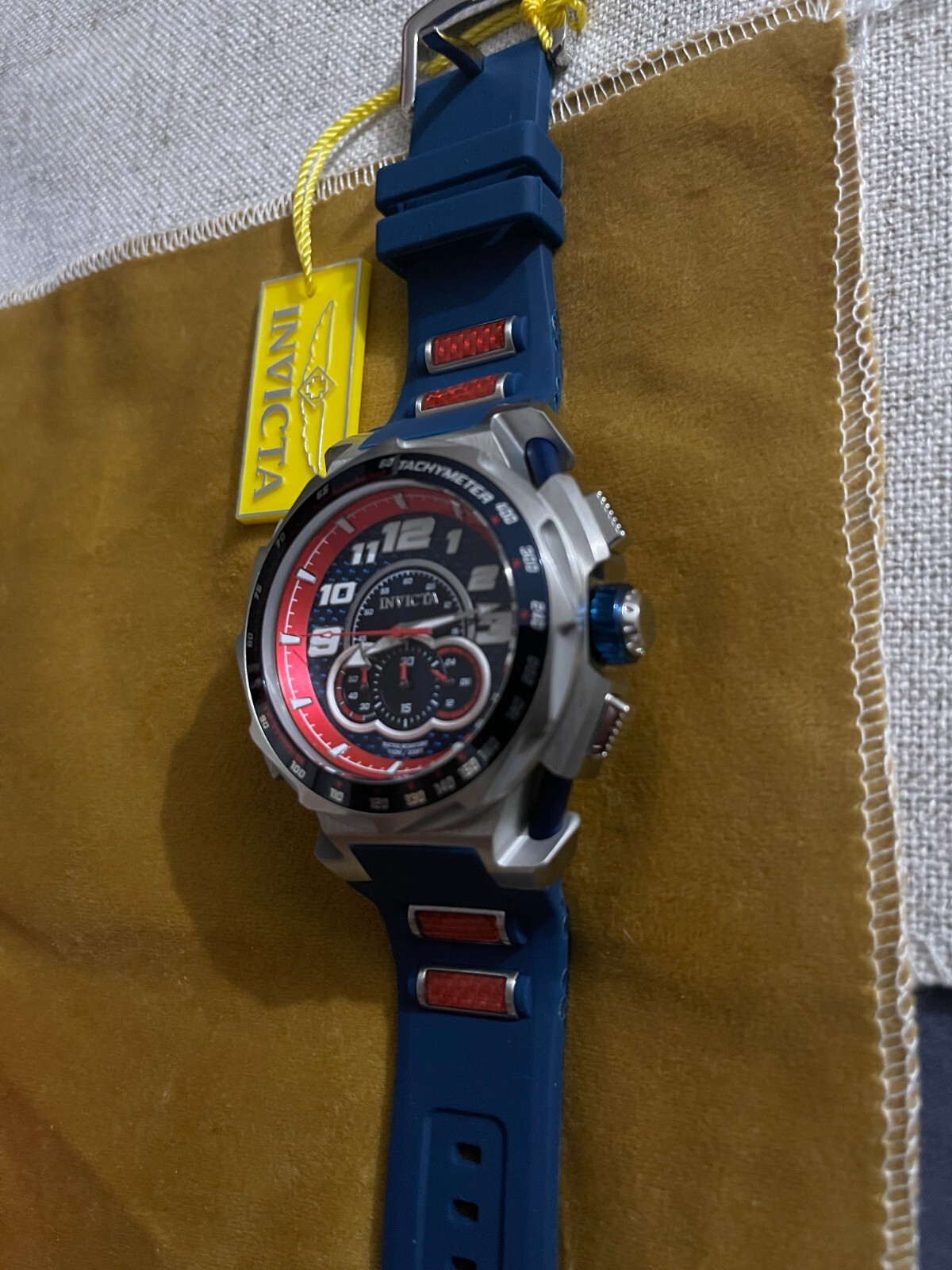 Sport Invicta S1 Rally Men Watch 50.5mm Blue Red Original | eBay