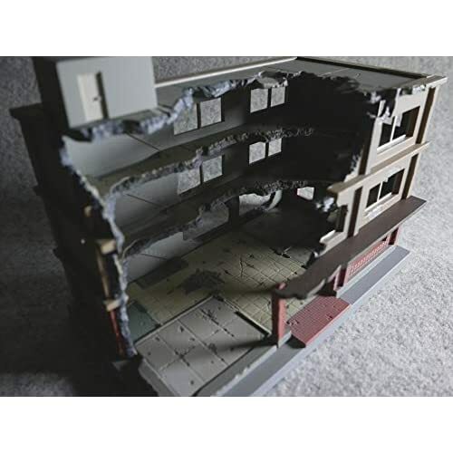 TOMYTEC 1/144 DIOCOLLE Combat Series DCM03 Destroyed Building B Painted ...