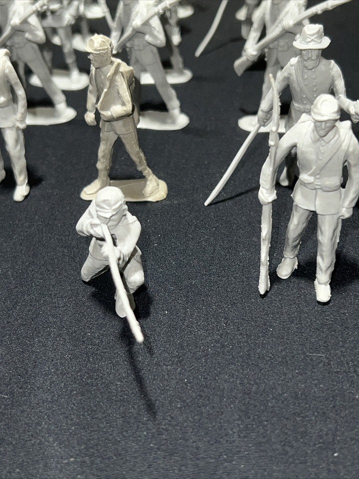 Vintage TIMM-MEE CIVIL WAR SOLDIERS Toy Figures Lot Of 39 | eBay