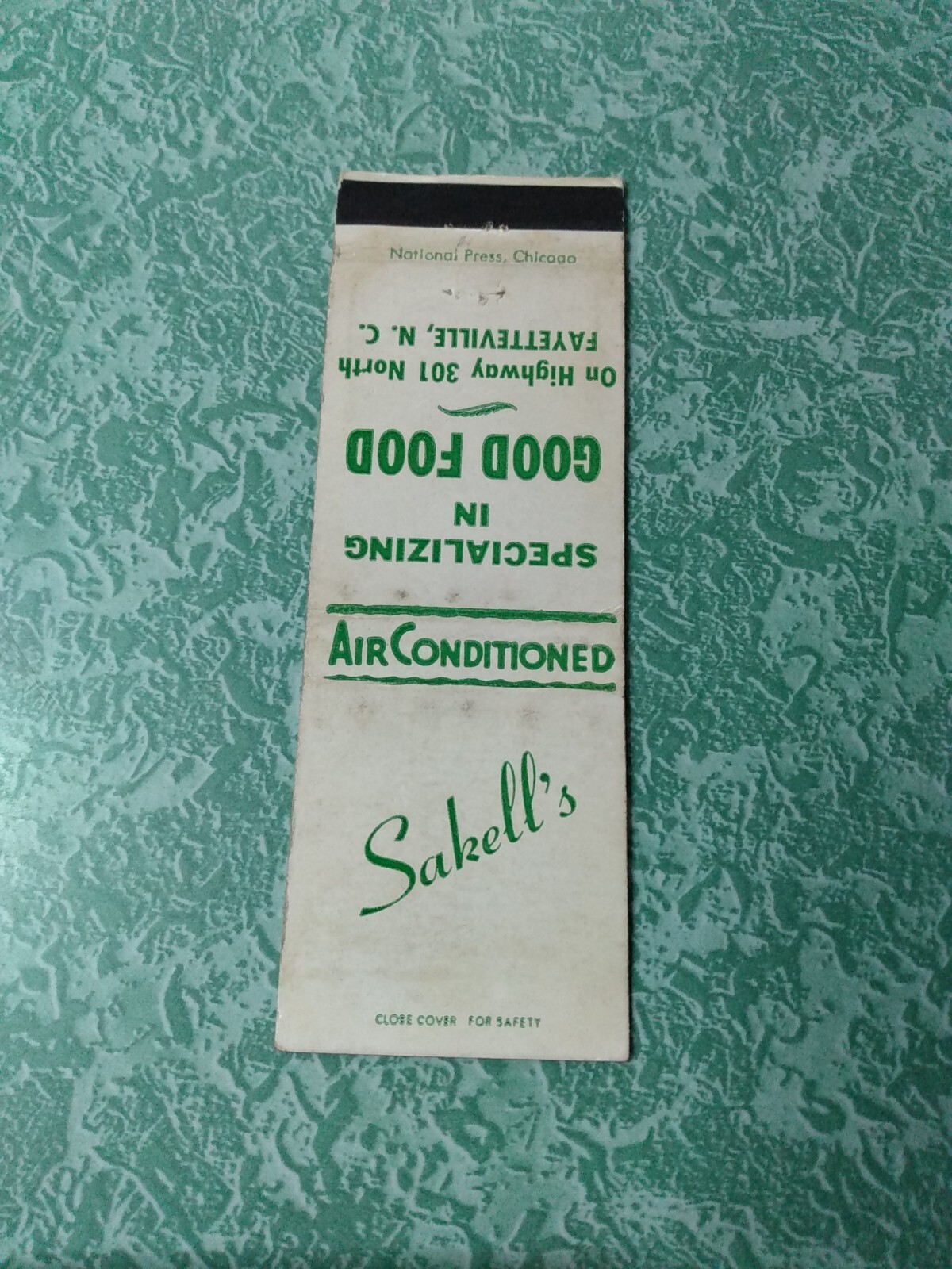 Vintage Matchbook Collectible Ephemera D7 North Carolina Fayetteville ...