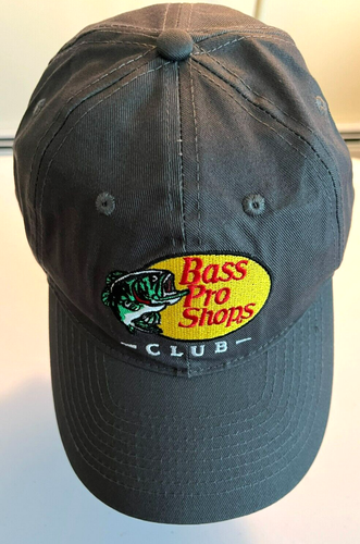 Bass Pro Shops Club Baseball Cap Gray Cotton, Adjustable, New | eBay