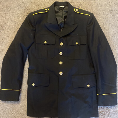 Male Army Service Uniform ASU Dress Blue Enlisted Coat Jacket 38 ...