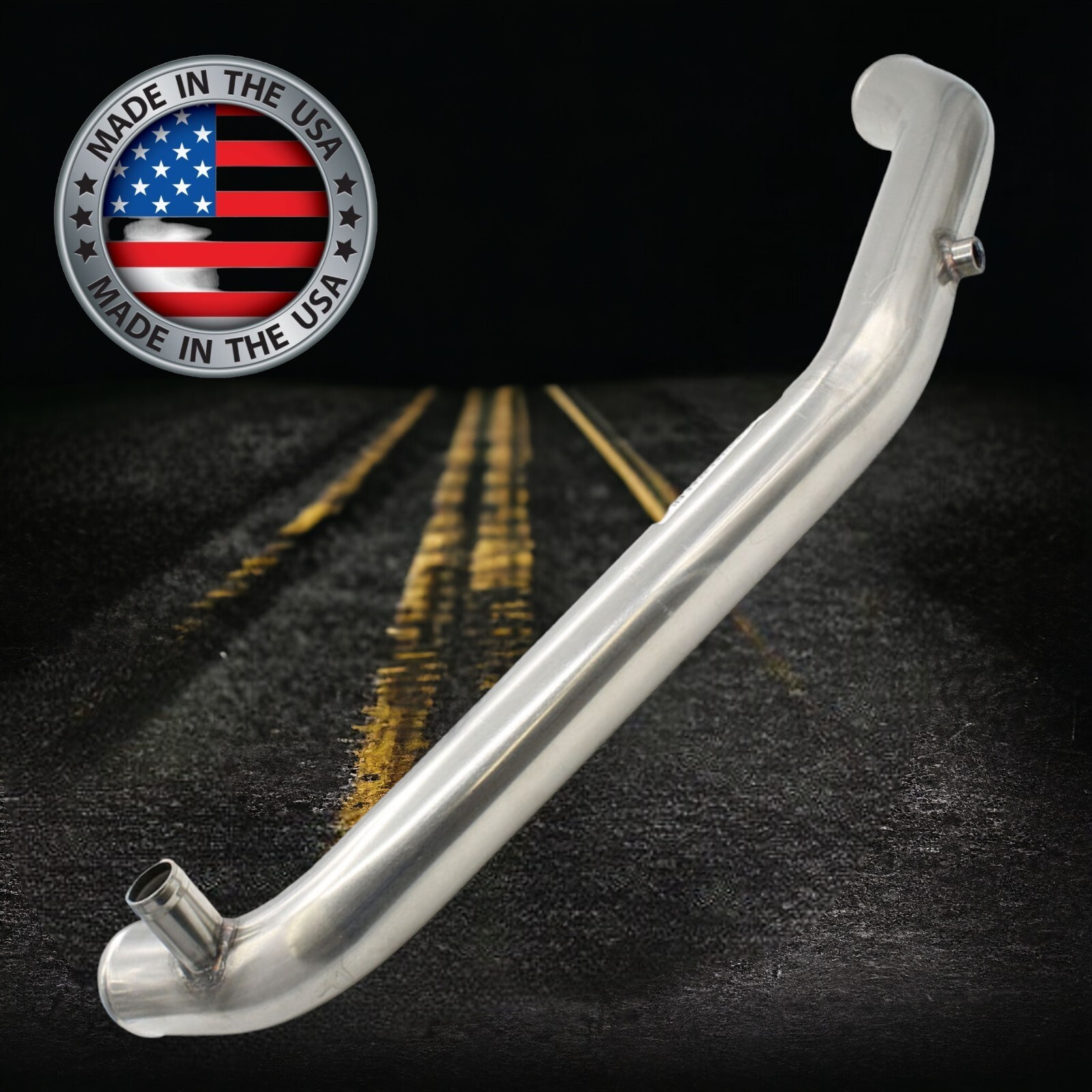 Lower Coolant Tube Fits Kenworth T800 Cummins ISX Stainless Steel F66 ...