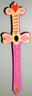 2008 Lego Legoland 20” Foam Pono Red Ruby Hearts Unicorn Foam Toy Sword ...