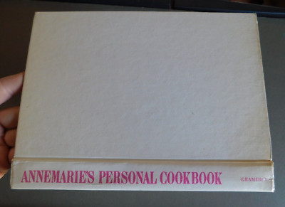 Annemaries's Personal Cookbook - by Annemarie Huste - 1968 Hardcover | eBay