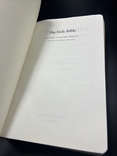 Holy Bible Revised Standard Version 2nd Catholic Edition Ignatius 2006 Leather | eBay