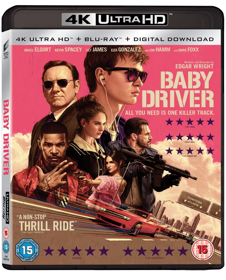 Baby Driver (2 Disc 4K & Blu-ray) (4K UHD Blu-ray) Jeff Chase Sky ...