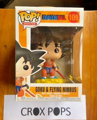 ORANGE GOKU & FLYING NIMBUS 109 DRAGONBALL Funko Pop Vinyl New in Mint ...