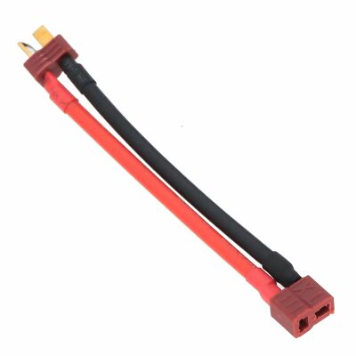 Deans Nylon T Plug Male to Female cable 12AWG 10CM Extension wire RC ...