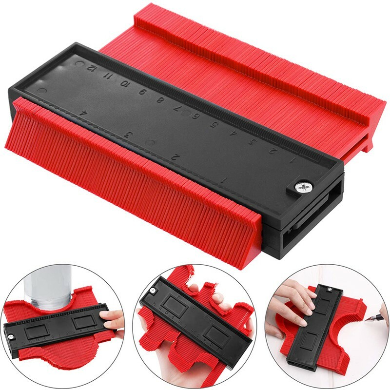 10-in Shape Profile Ruler Gauge Duplicator Scale Template Measuring ...