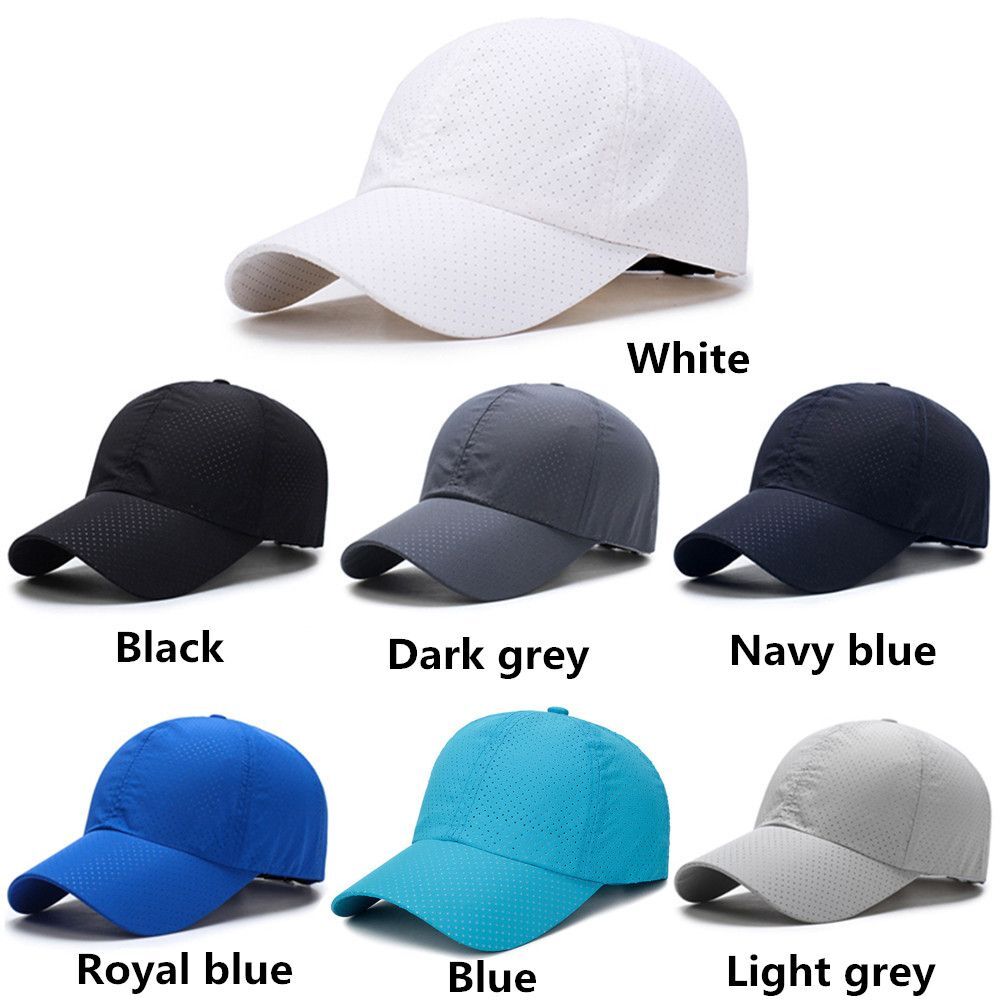 Fashion Running Quick Dry Breathable Sun Hat Baseball Cap Golf Tennis ...