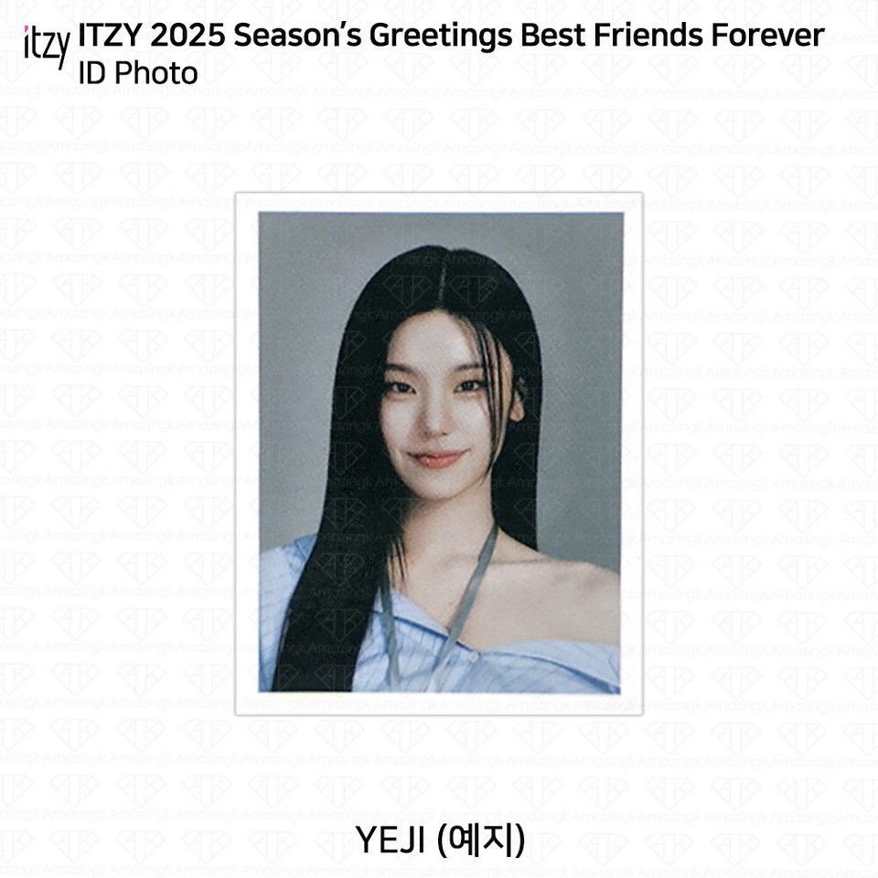ITZY 2025 Season's Greetings Best Friends Forever Photocard ID Photo ...