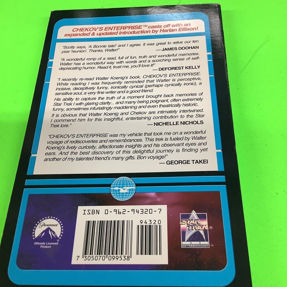 Chekov's Enterprise STAR TREK Book Walter Koenig Making of ST:TMP | eBay