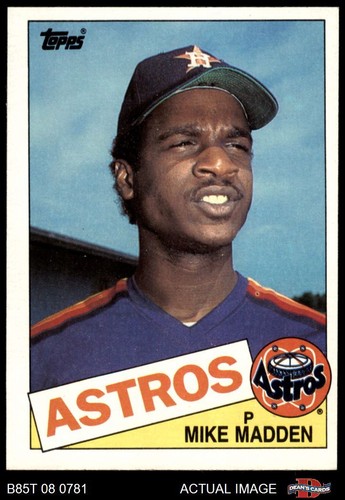 1985 Topps #479 Mike Madden Astros 6 - EX/MT | eBay