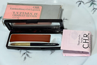 VINTAGE CHARLES REVSON ULTIMA II CHR EXTRAORDINARY GEL LIPSTICK SHEER ...