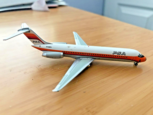 AeroClassics Pacific Southwest Airlines PSA DC-9-32 1:400 ACN708PS *NO ...