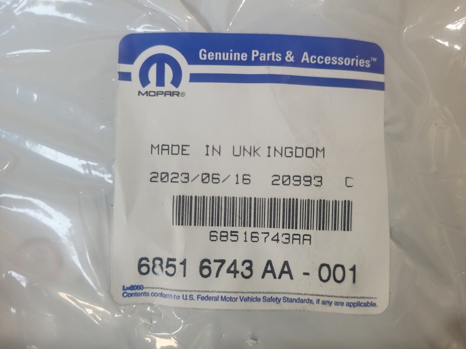 Mopar Tire Pressure Sensor Kit 68516743AA Genuine OEM | eBay