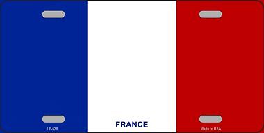 France Flag Metal Novelty License Plate Tag LP528 | eBay