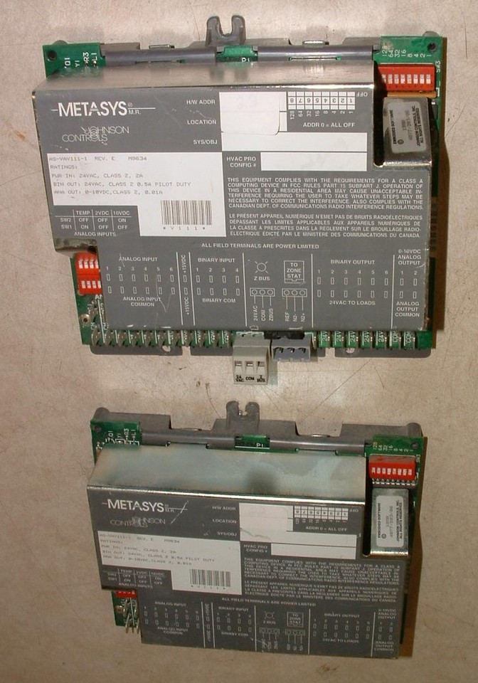 Metasys (Johnson Controls) AS-VAV11-1 VAV Box Controller | eBay