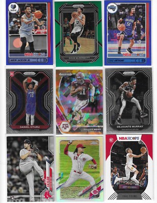 81 MULTISPORT CARD LOT ALTUVE ANTHONY YOUNG KUMINGA RELICS Parallels RC ...