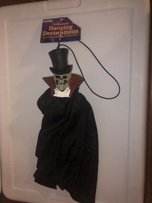 VTG PMG The Paper Magic Group Halloween Hanging Skeleton Grim Reaper ...