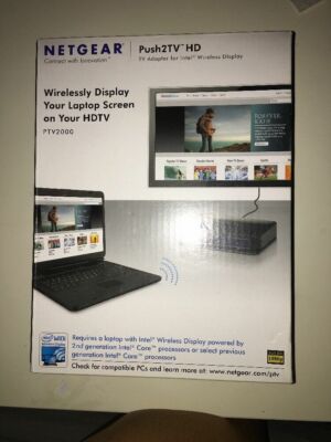 NetGear PTV2000 Push2TV Digital HD Media Streamer - Brand New in opened ...