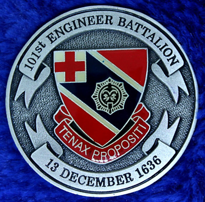US Army 101st Engineer Battalion ESSAYONS SAPPER Challenge Coin C-12 | eBay