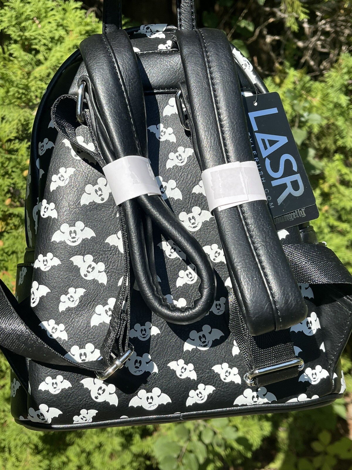 LOUNGEFLY X LASR Disney Totally Batty Mickey Bat Mini Backpack AOP for ...