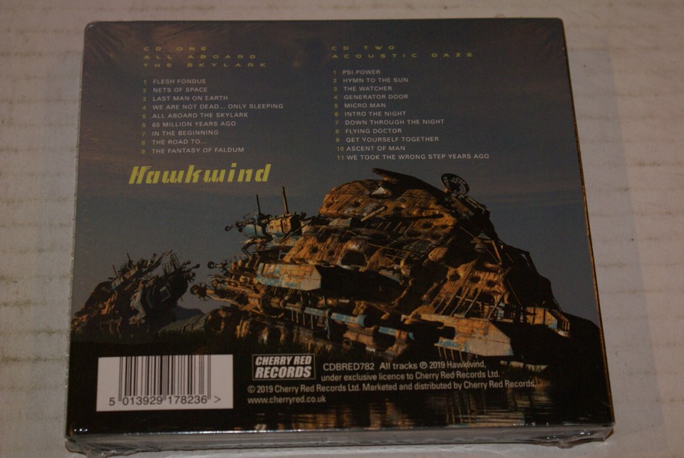 Hawkwind New Sealed 2020 All Aboard The Skylark & Bonus Acoustic 2 Cd ...