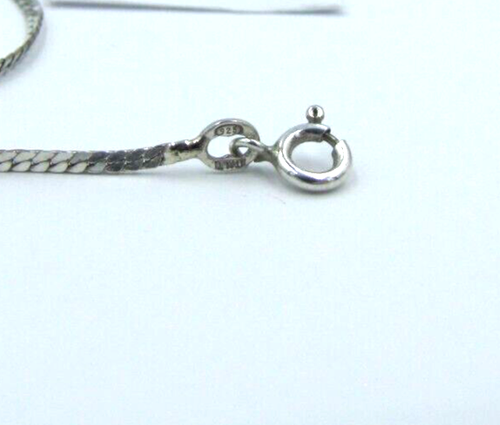 17.75" Hallmarked 925/1000 Sterling Silver Italian Smooth Chain ...