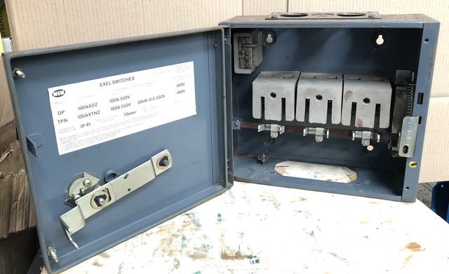 MEM Exel 100AXTN2 TPN Switch Disconnector Isolator 100amp 3-phase for ...