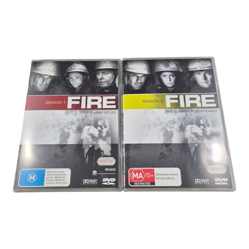 Fire Complete Series Season 1 & 2 DVD Region 4 Australian Firefighter ...