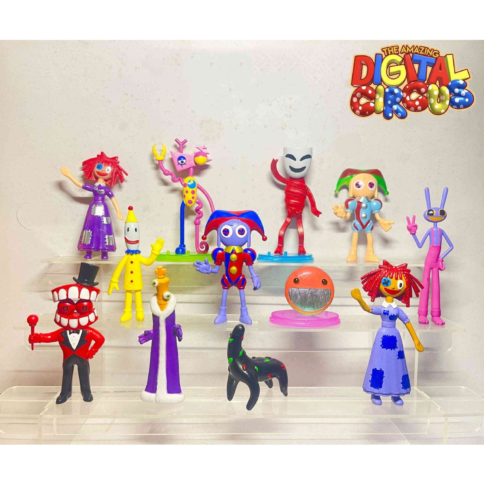 12pcs The Amazing Digital Circus Action Figures Doll Kids Toy Cake ...