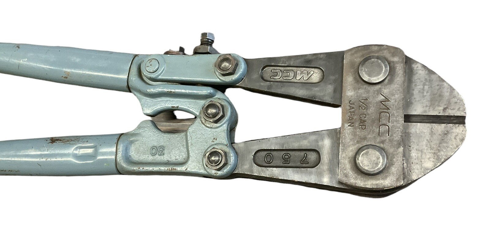 VTG Japan Made MCC 1/2” Capacity Bolt Cutters Unique Side Adjustment ...