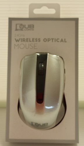 Vivitar QUB Works 2.4 GHz Wireless Optical Mouse with Dongle USB Silver ...