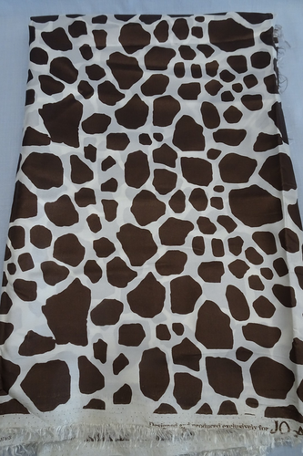 Silky Poly Fabric 2 yds x 58" Exclusive Jo-Ann Giraffe Jungle Animal ...