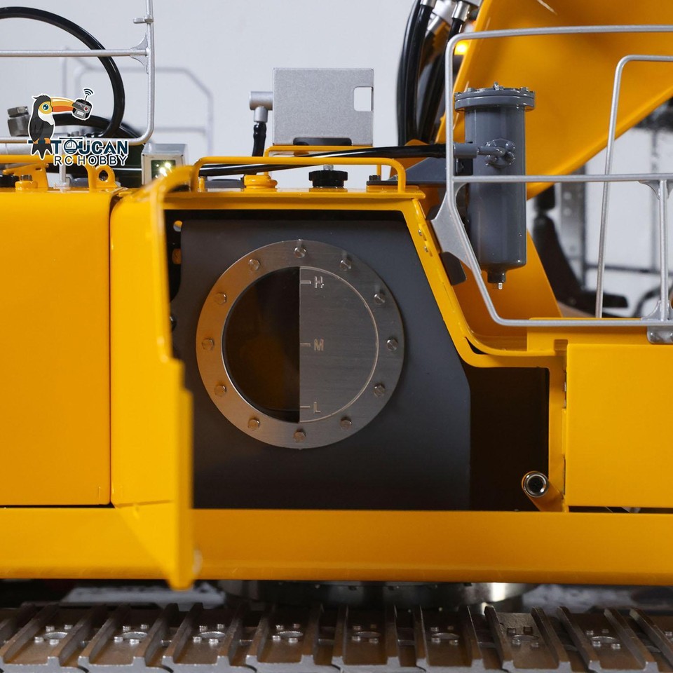 1/14 RC Full Hydraulic Excavator LESU LR960 Heavy Metal Construction ...