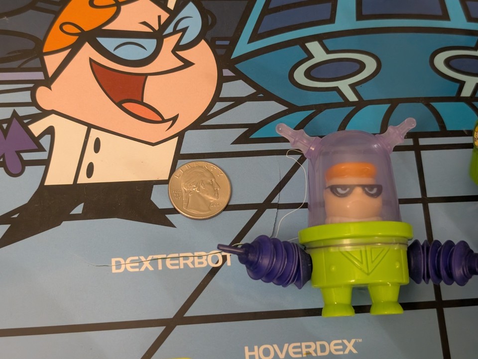 Dexter's Laboratory Subway Toy Display - 2002 Cartoon Network Kids Pak ...