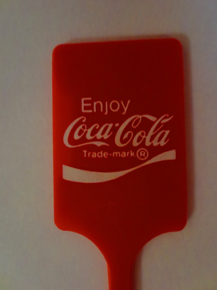 Coca-Cola Red with Enjoy Coca Cola and Swirl Plastic Swizzle Stick 6 ...