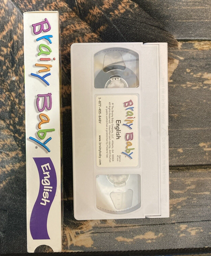 Brainy Baby - English (VHS, 2003) for sale online | eBay