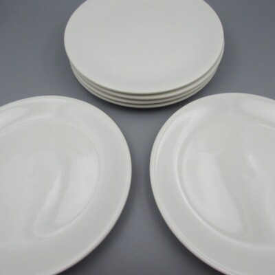 Vintage Raymor Universal Boutique White Buffet Plates - 6 - Ben Seibel ...