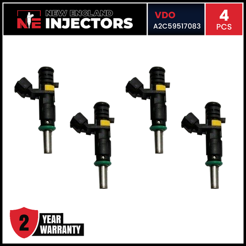 Reman Set of 4 Siemens Deka Fuel Injector 2007-2016 Mini Cooper 1.6L ...