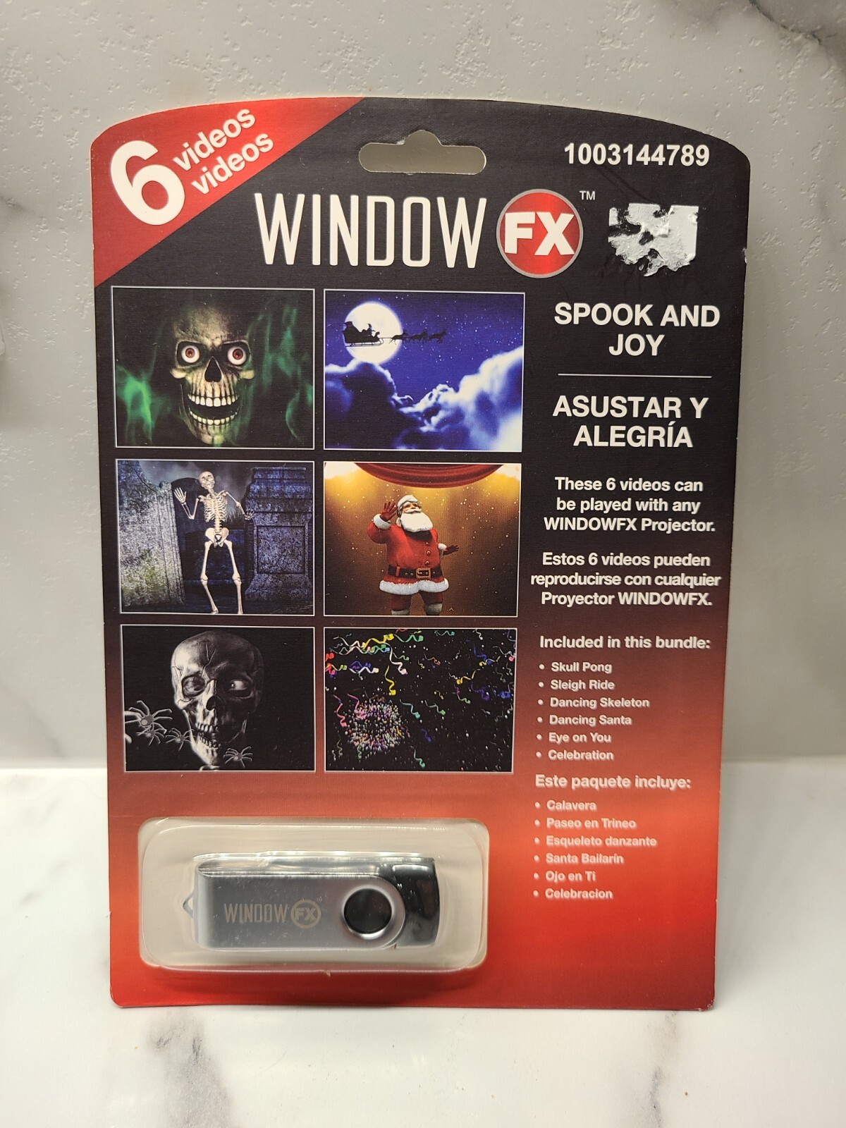 Window FX Pre-Loaded USB Spook And Joy Halloween / Christmas 6 Videos ...