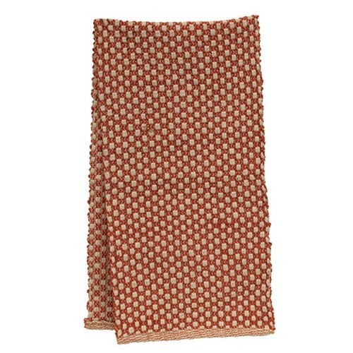 NEW Primitive COTTAGE WEAVE TABLE RUNNER PUMPKIN TAN 56" x 14 ...