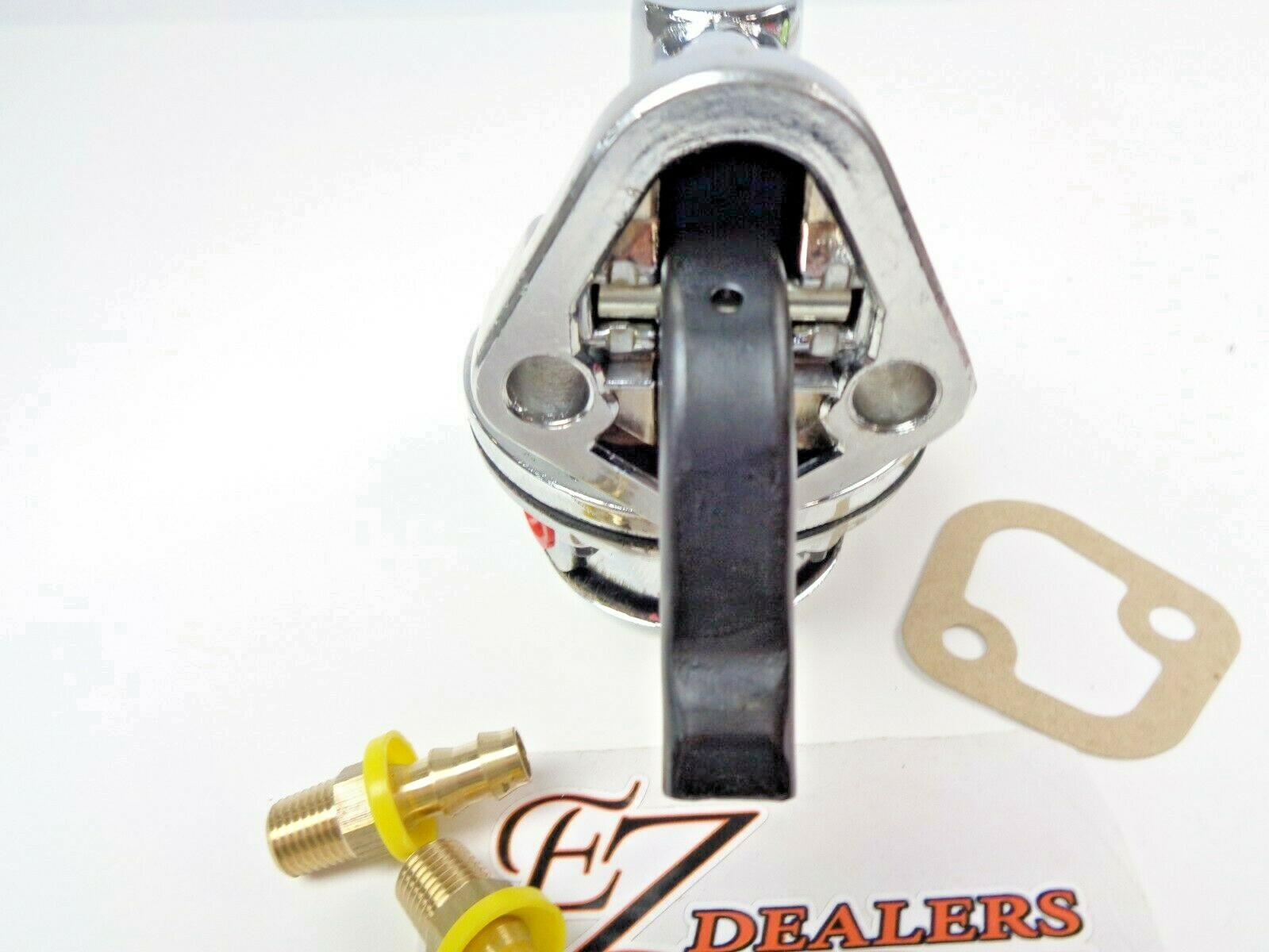 Big Block Chevy Fuel Pump Chrome high Volume BBC,80 GPH Street Rod Rat ...