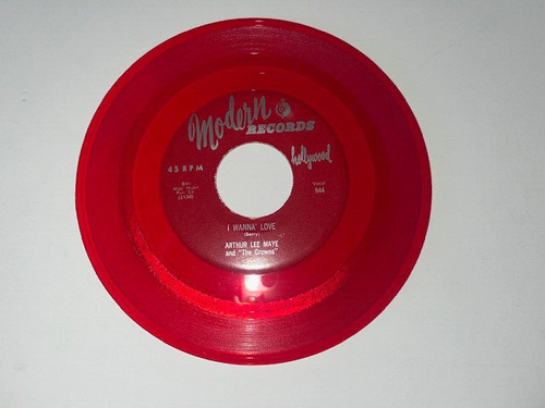 Arthur Lee Maye - I Wanna' Love/Set My Heart Free 7" 45 Red LP DOO WOP ...