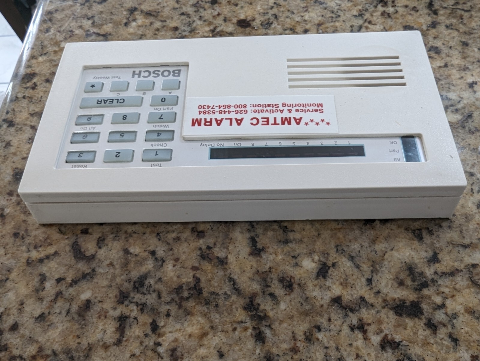 Bosch Radionics D220A Alarm Keypad for sale online | eBay