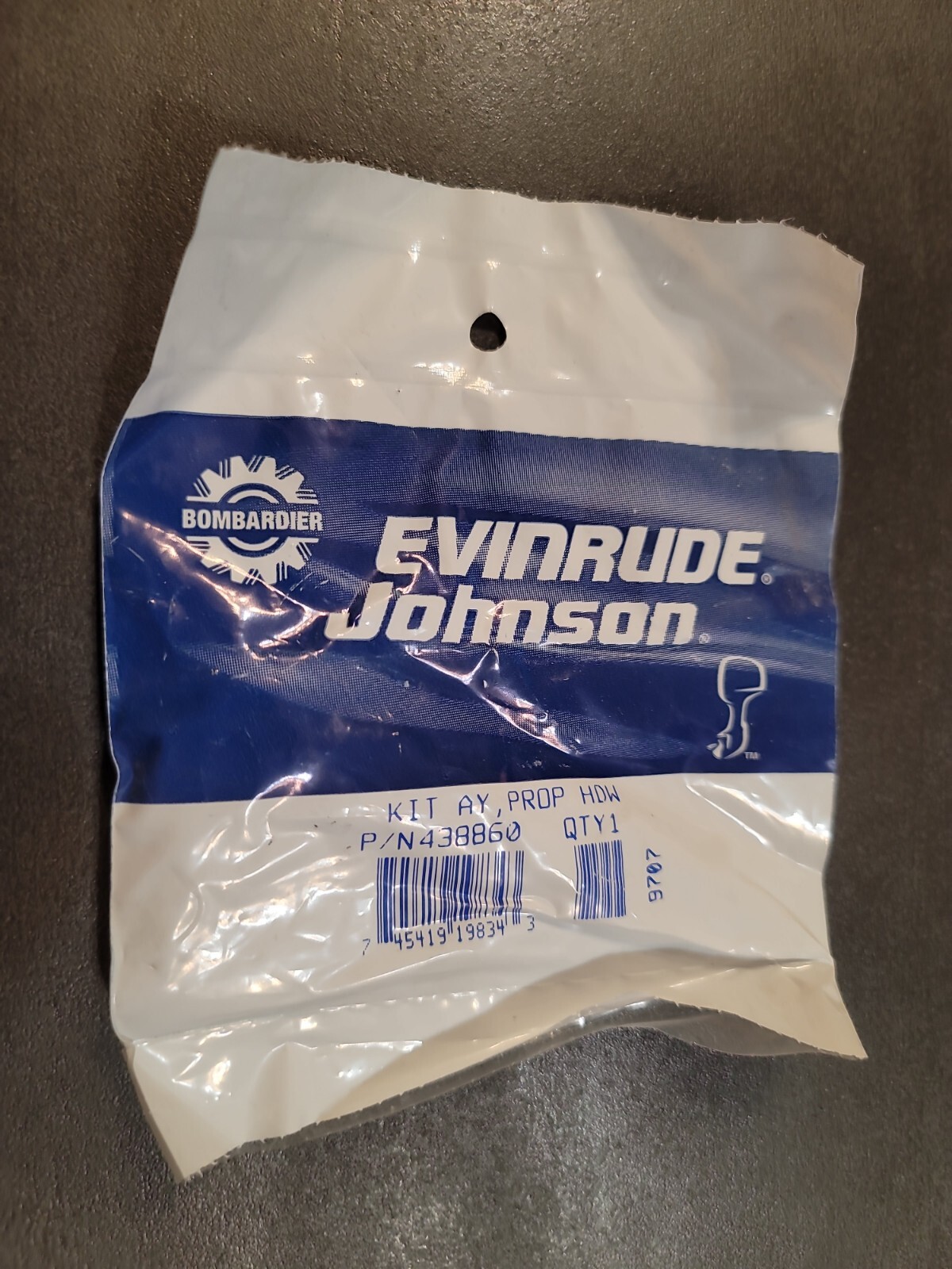 NEW Evinrude Johnson OMC 438860 Prop Hardware Kit OEM New | eBay
