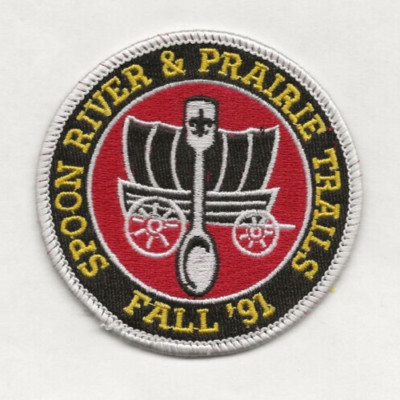 W D BOYCE * SPOON RIVER & PRAIRIE TRAILS DIST. patch Boy Scout BSA W ...