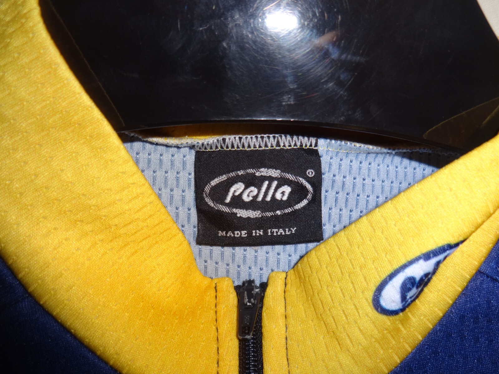 VTG MICHIGAN WOLVERINES Cycling Bike Racing Jersey Mens M PELLA u of m ...